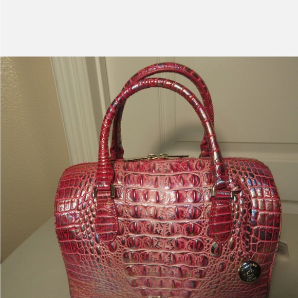 Brahmin | Bags | Brahmin Stacy Crossbodysatchel In Magenta Wonderland ...